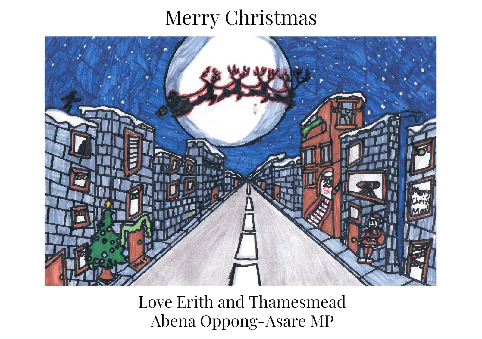 Winner of My Christmas Card Competition 2022 | Abena Oppong-Asare MP