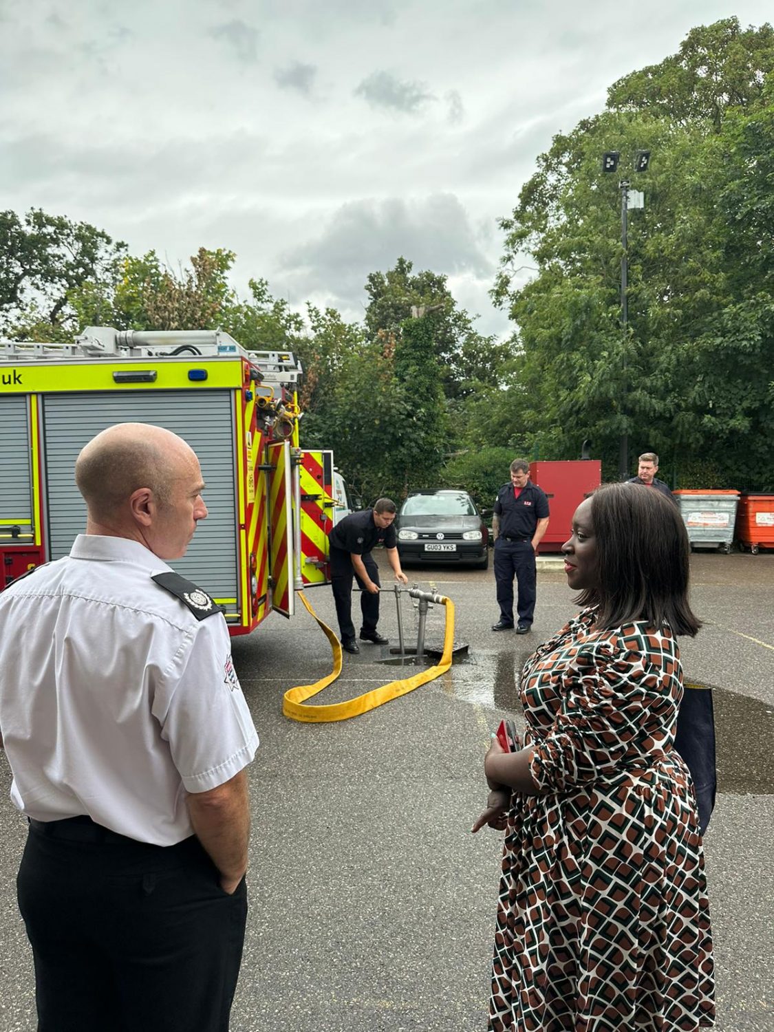 Meeting with the Fire Borough Commander and Tour of Erith Fire Station ...